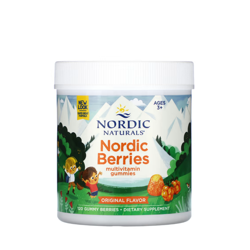 Nordic Berries Multivitamin, Original Flavor - 120 gummy berries ...